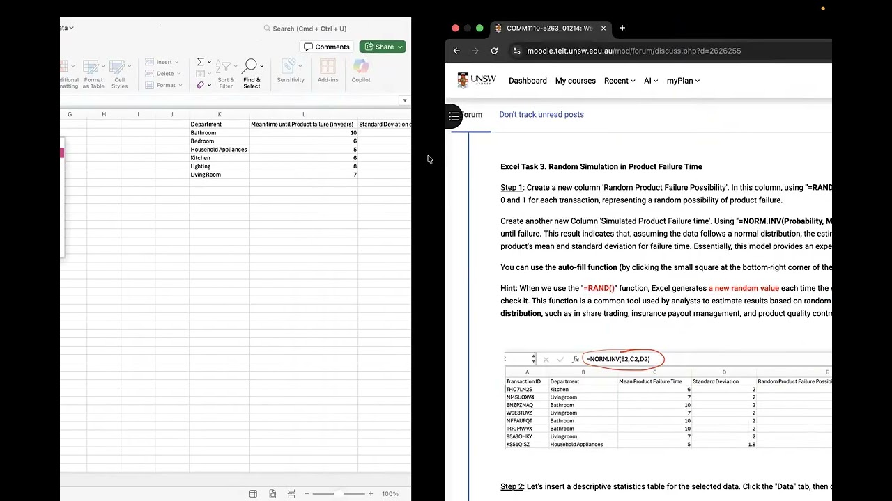 Week 5: Look-Up and Simulation