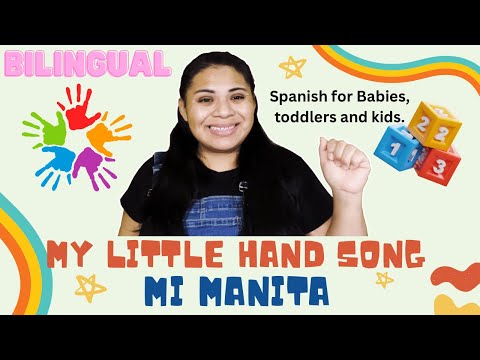 Five Fingers Song | Counting in Spanish and English | Bilingual 😃 |Mi Manita