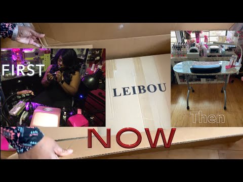 Amazon Vs EBay Nail Tech TABLE! Unboxing + Comparison + Review | Annette๐Beauty