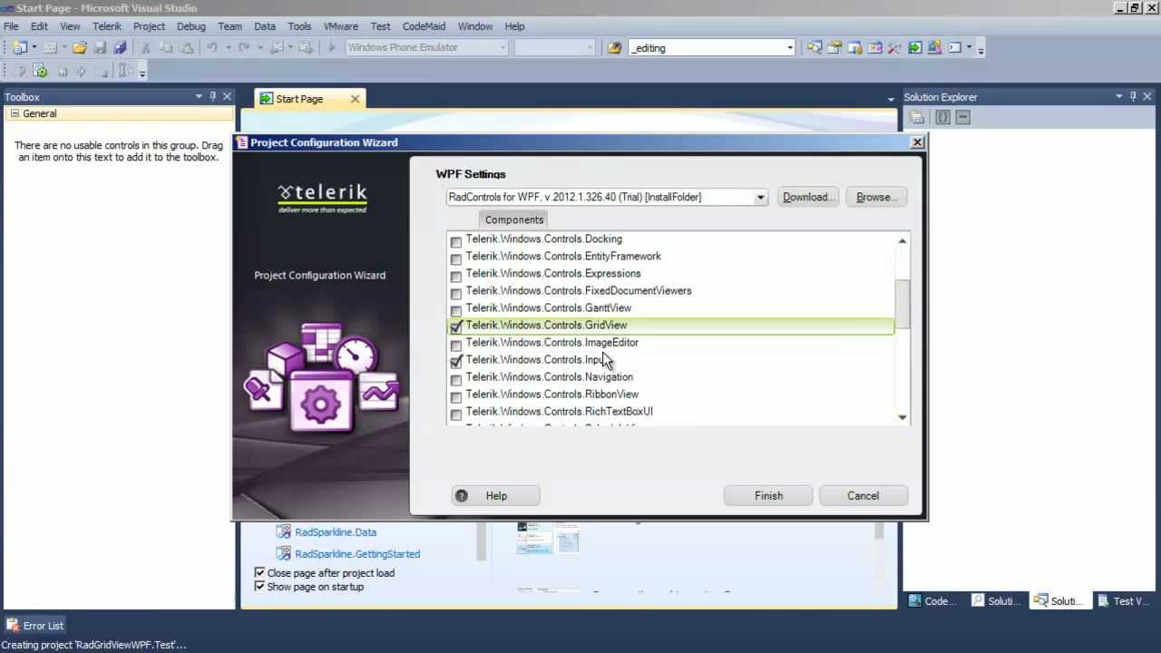 Getting Started with Telerik RadControls for WPF