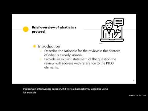 Systematic Review Protocols