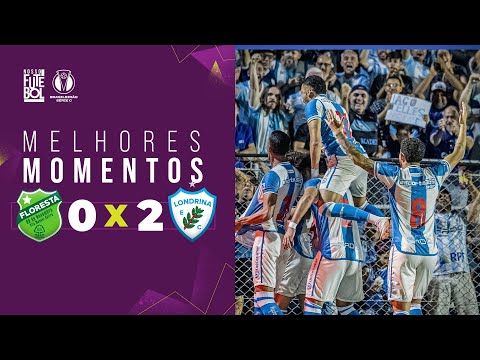 VITÓRIA DO NOVO LÍDER - Floresta 0 x 2 Londrina - Melhores Momentos - Série C 2025