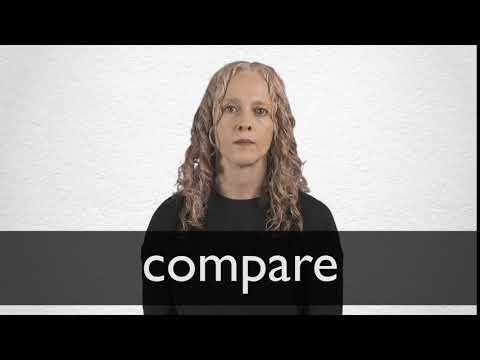 How to pronounce COMPARE in British English