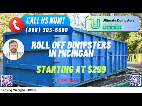 Lansing Michigan - Same Day Dumpster Rentals Starting $299