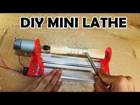 DIY MINI LATHE MACHINE by electricdiylab - Thingiverse