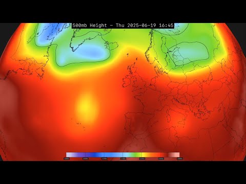 UK weather forecast two week outlook - GFS Run: 2025-06-17 00z