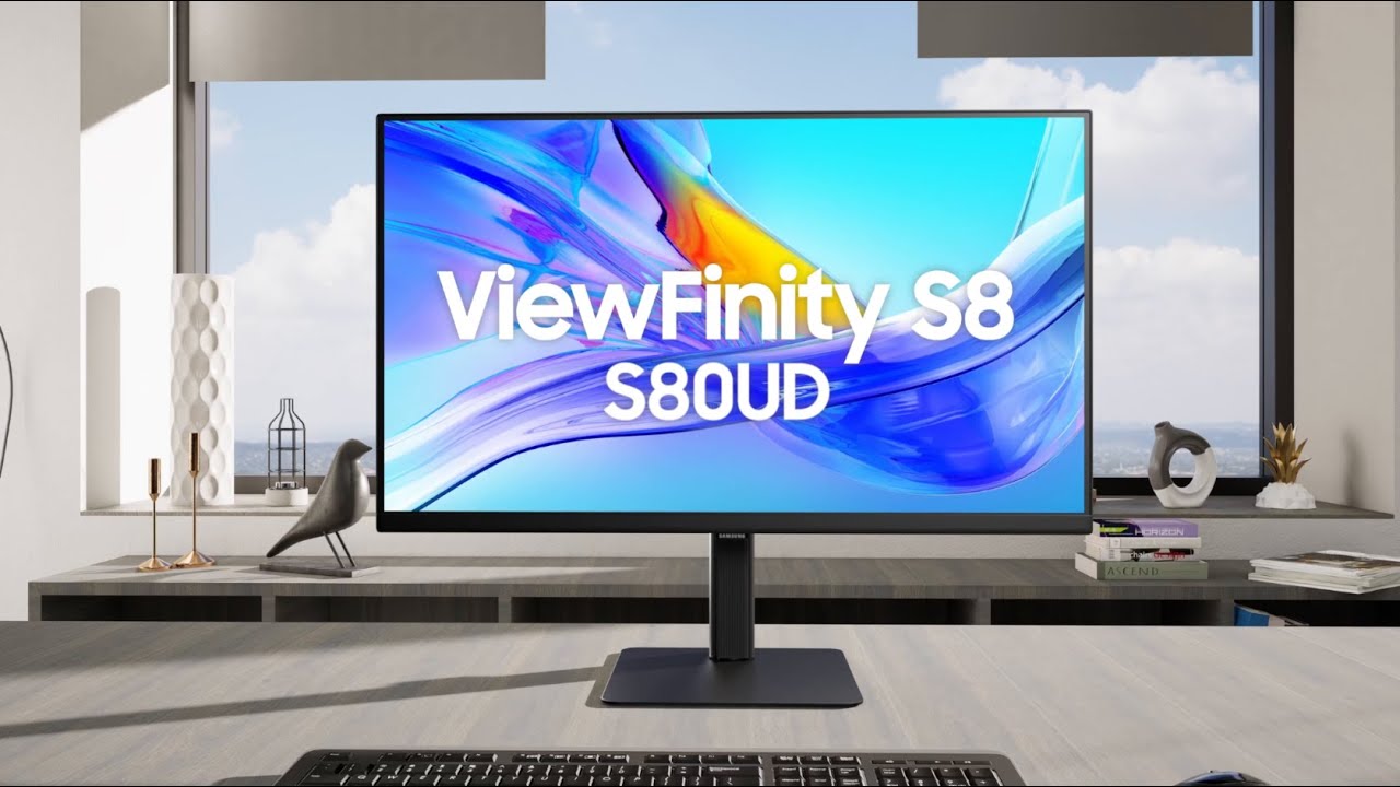 Màn hình Samsung ViewFinity S8 S80UD LS27D804UAEXXV (27 inch/UHD/IPS ...