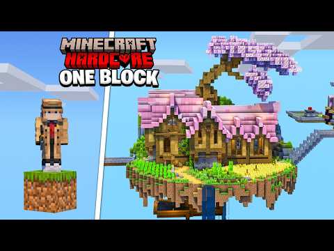 I Survived 100 Days on One Block in Minecraft