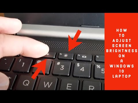 How to Adjust Screen Brightness on a Windows 10 Laptop 2020