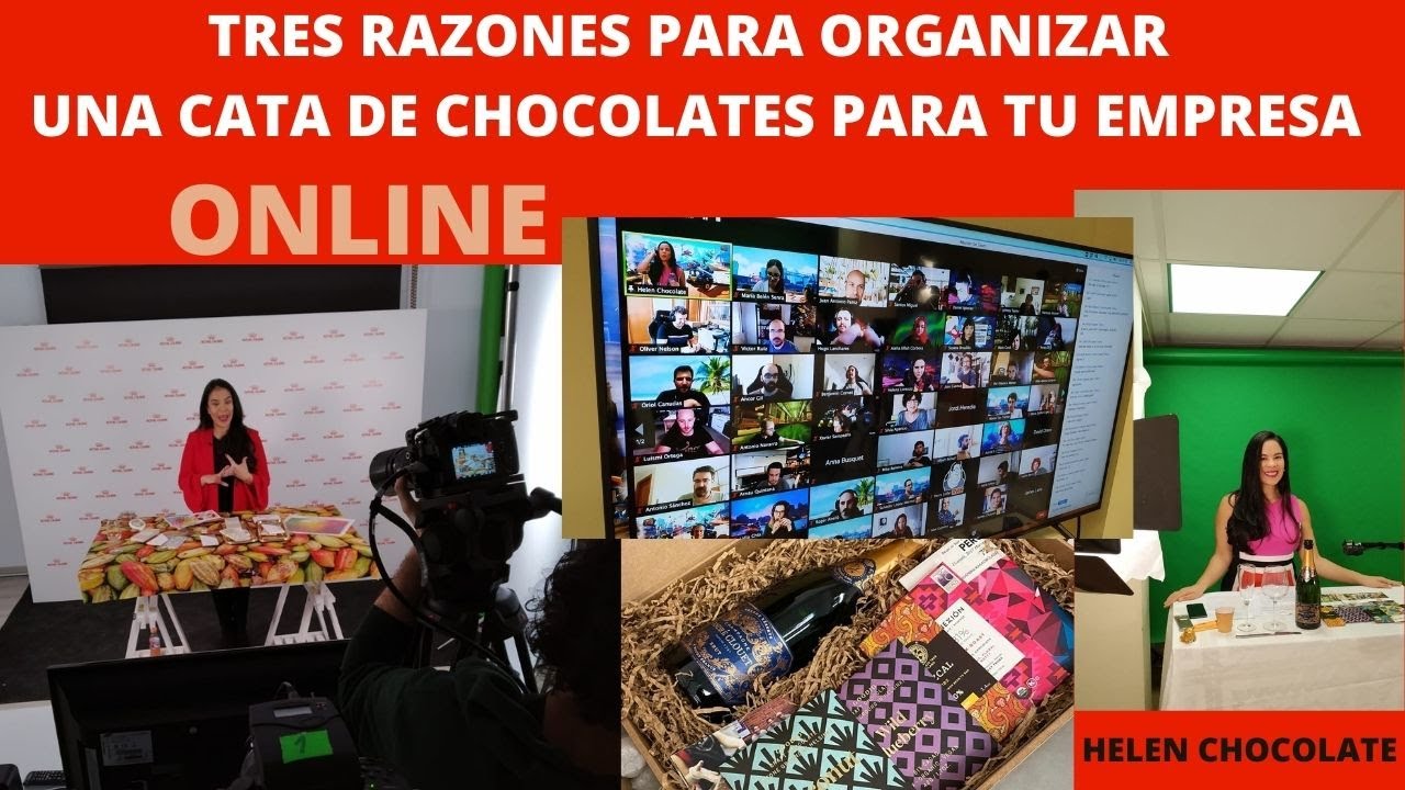 Team Building Online: Cata de Chocolates para Empresas (Español e Inglés)