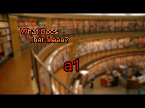 What does a1 mean?