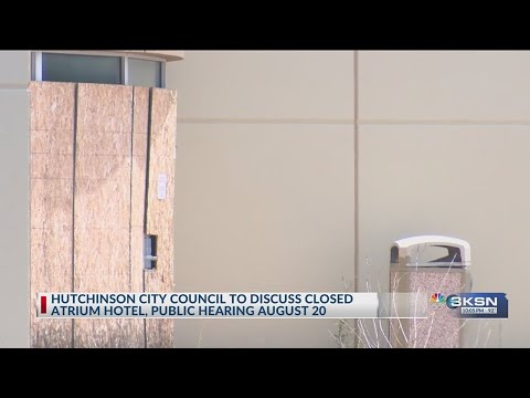Atrium Hotel topic at Hutchinson City Council meeting
