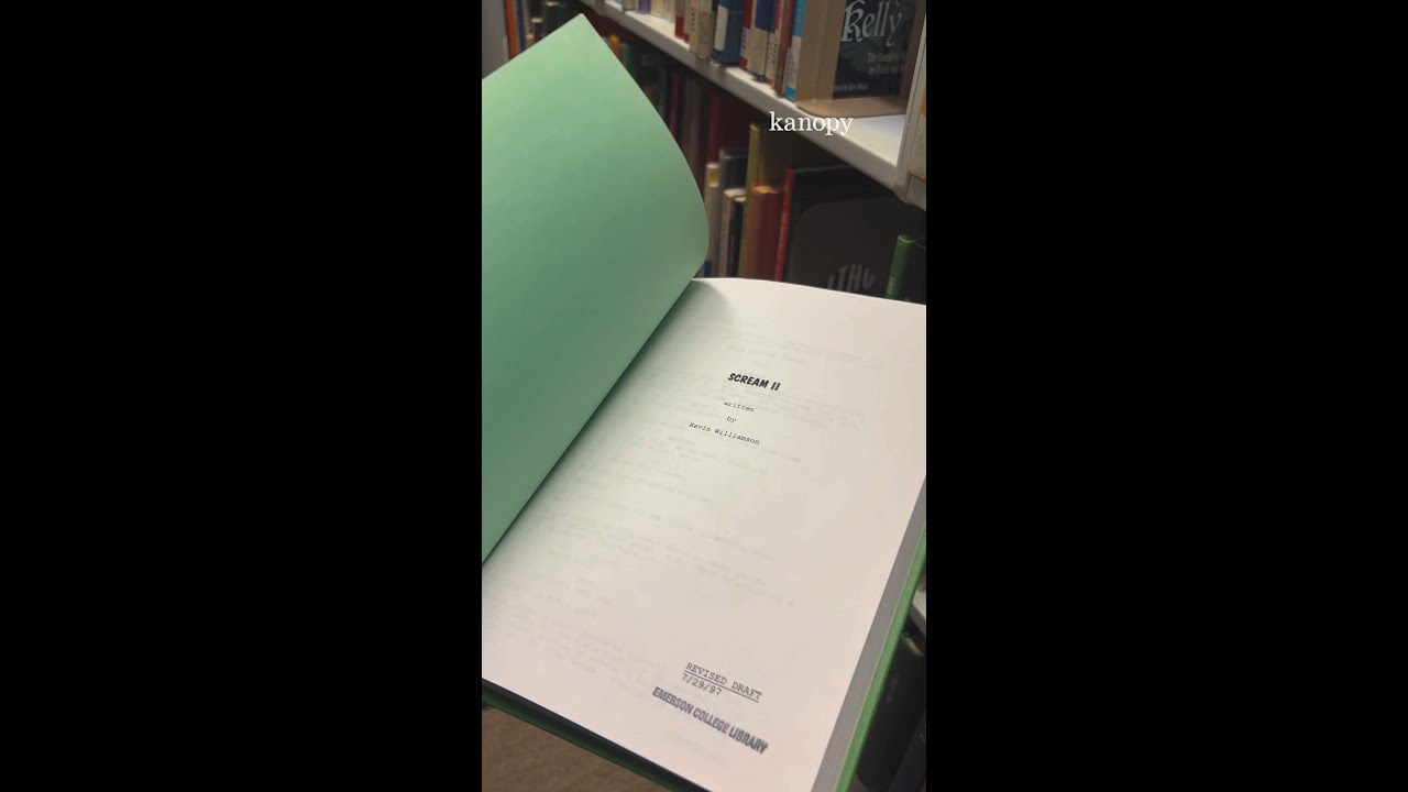 Scream 2 Script