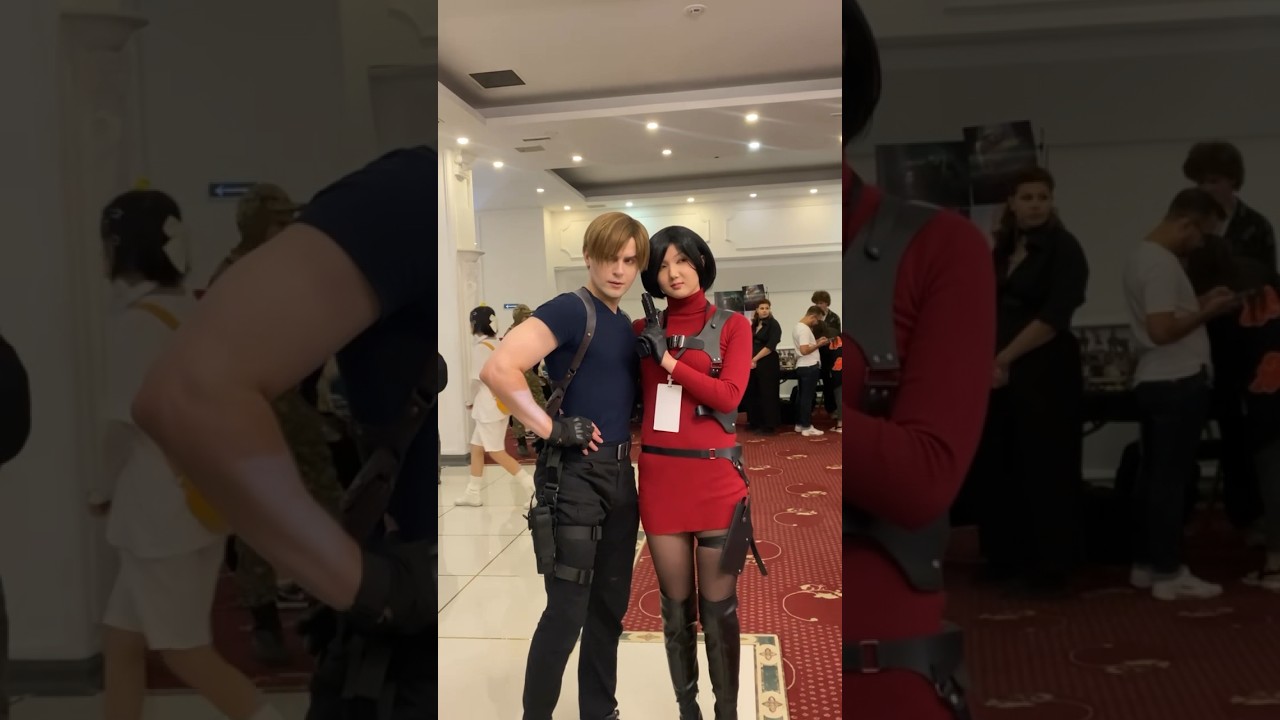 Leon Kennedy and Ada Wong #residentevil #residentevil4remake #cosplay #leonkennedy