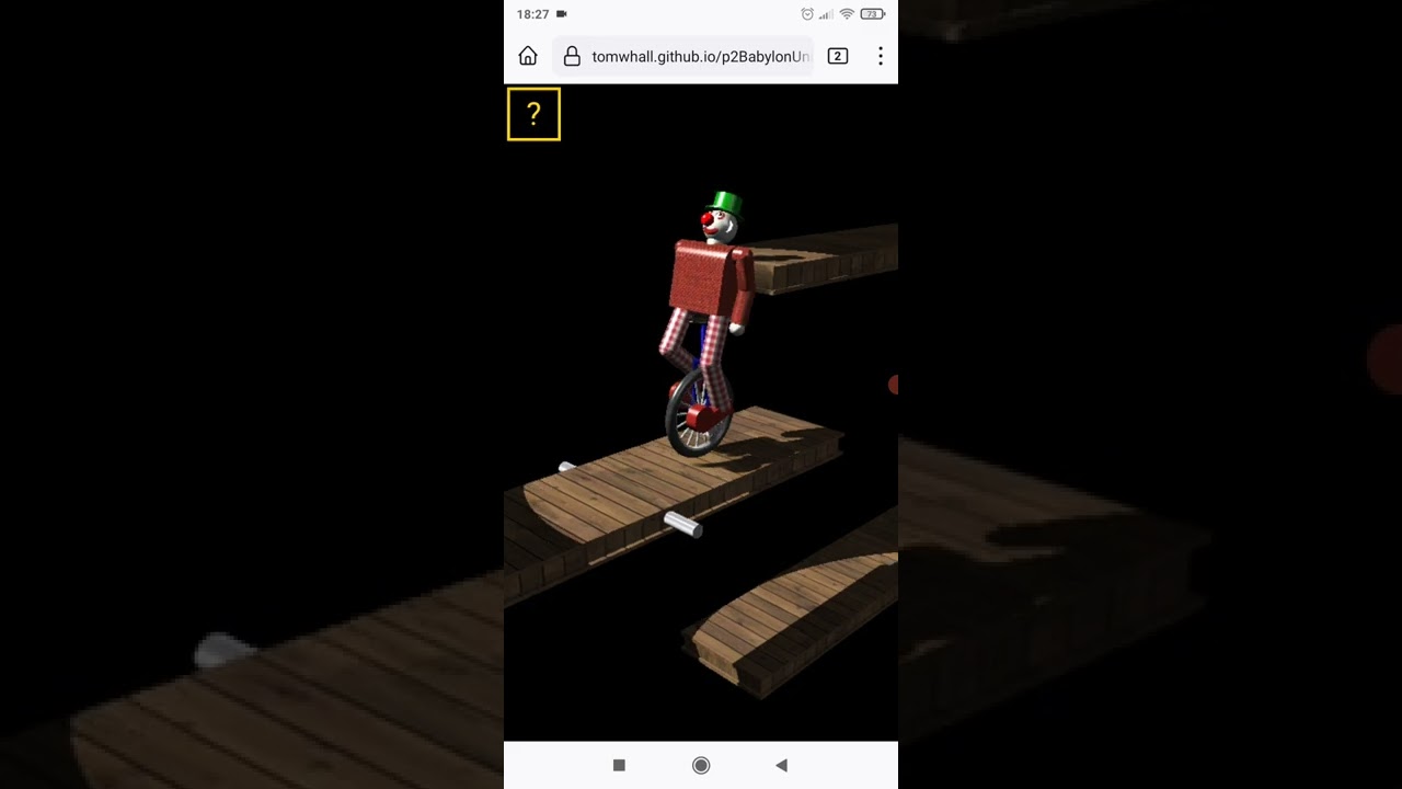 Clown unicycle game demo