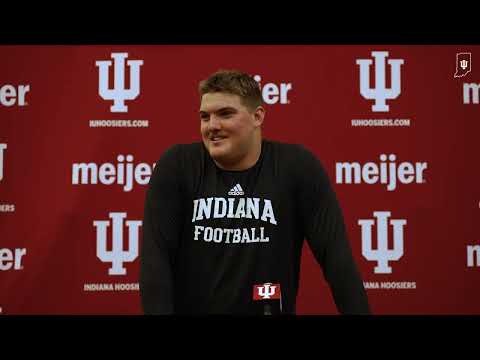 Watch: IU football OT Carter Smith fall camp Q&A – The Daily Hoosier