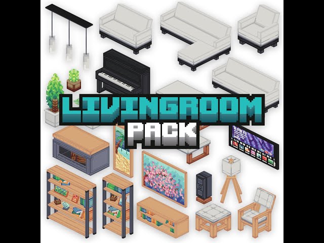 Livingroom Furniture Volume 1 Minecraft Texture Pack