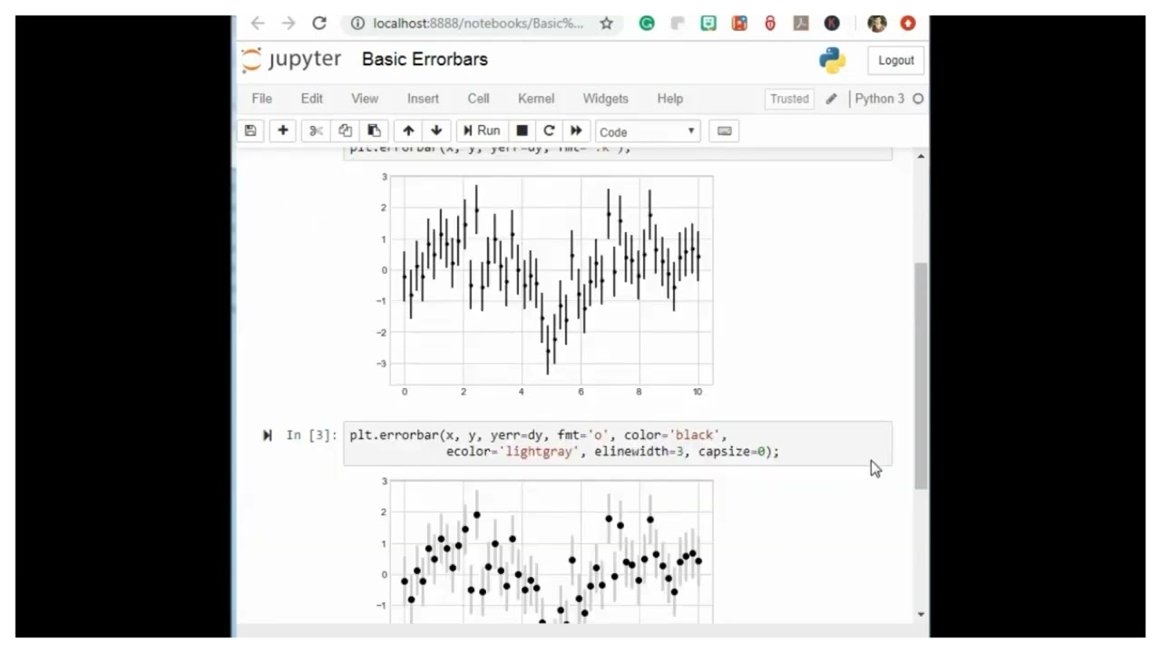 Basic Errorbars || Python Tutorial || Matplotlib || Data Science || Machine Learning