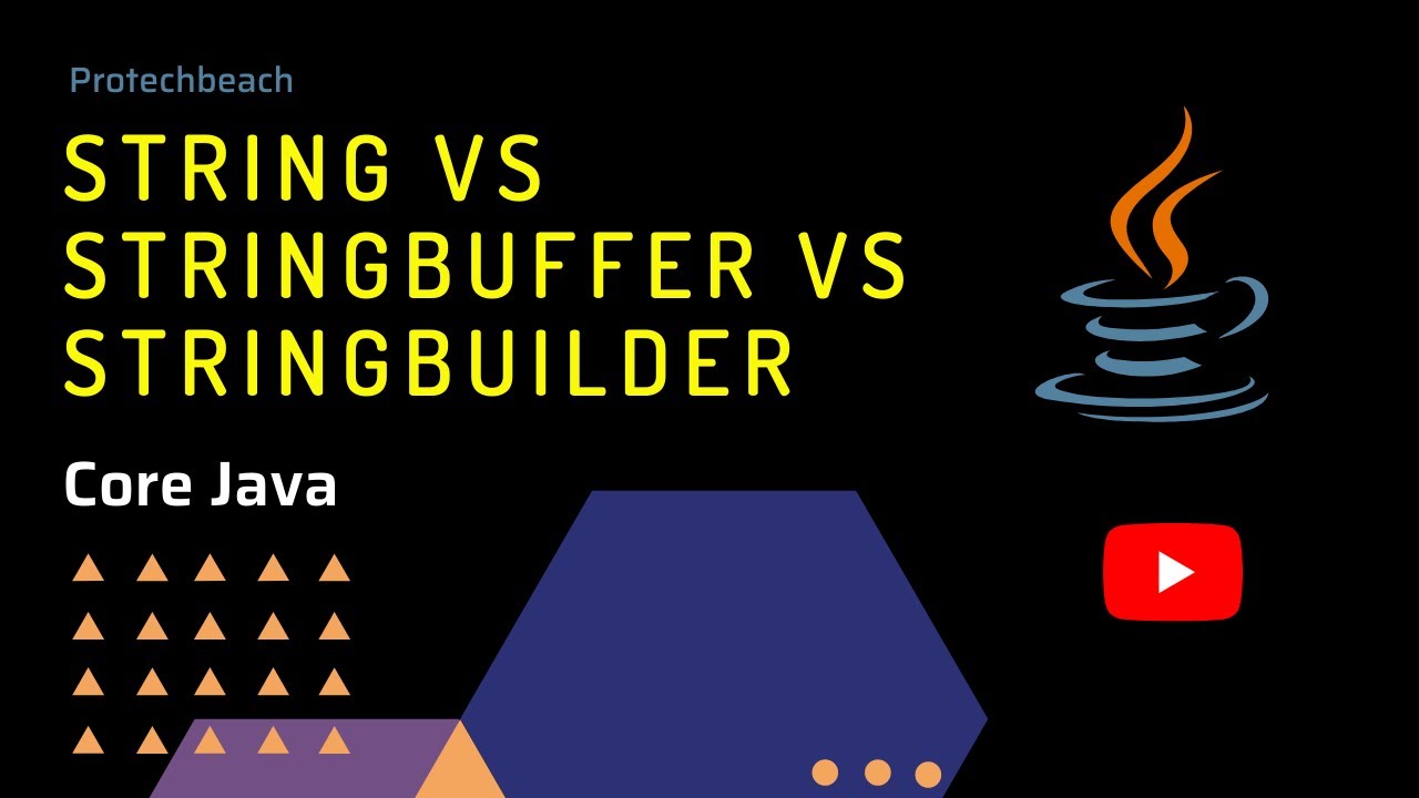 Differences between String, StringBuffer and StringBuilder in java | Java Interview