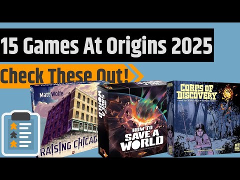 Top 15 Games At Origins 2025 That I'm Excited For