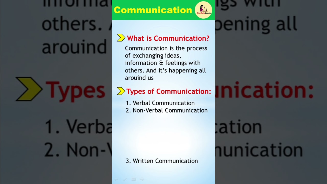 What is communication ? | #communication #speakenglish #english #spokenenglish #viralvideo  #shorts