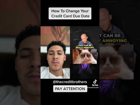 How To Change Your Credit Card Due Date
