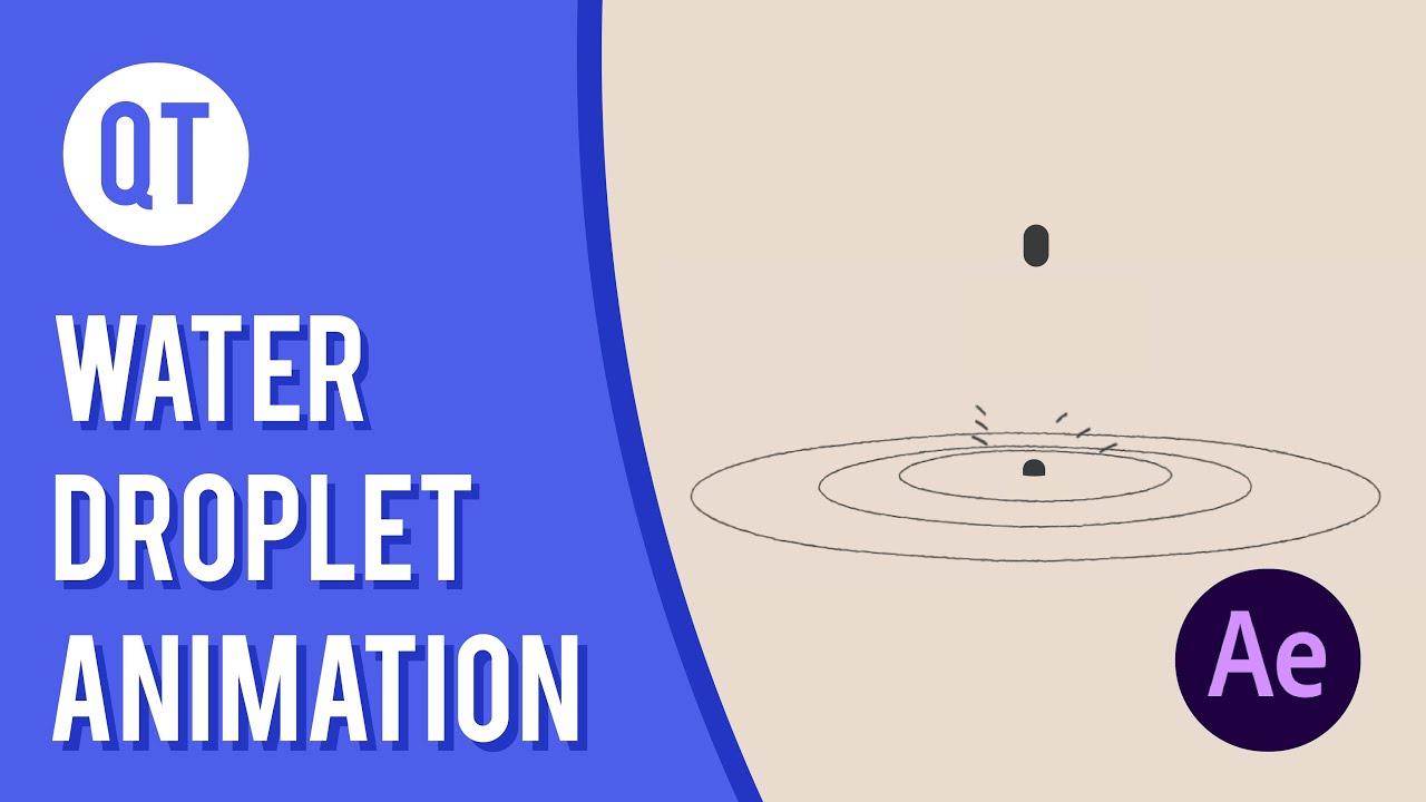 Easy Droplets & Ripples | After Effects Quick Tutorial