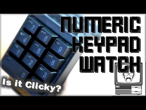 Numeric Keypad Watch - CLICK THE KEYS | Nostalgia Nerd