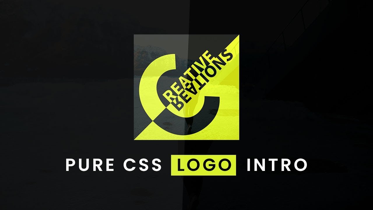 Pure CSS Logo Intro | Html CSS Animation Effects