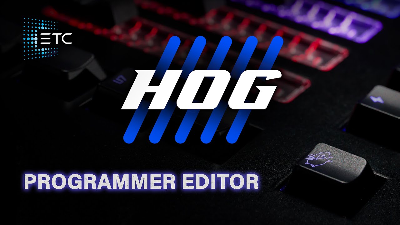 Hog Programmer Editor Window Overview
