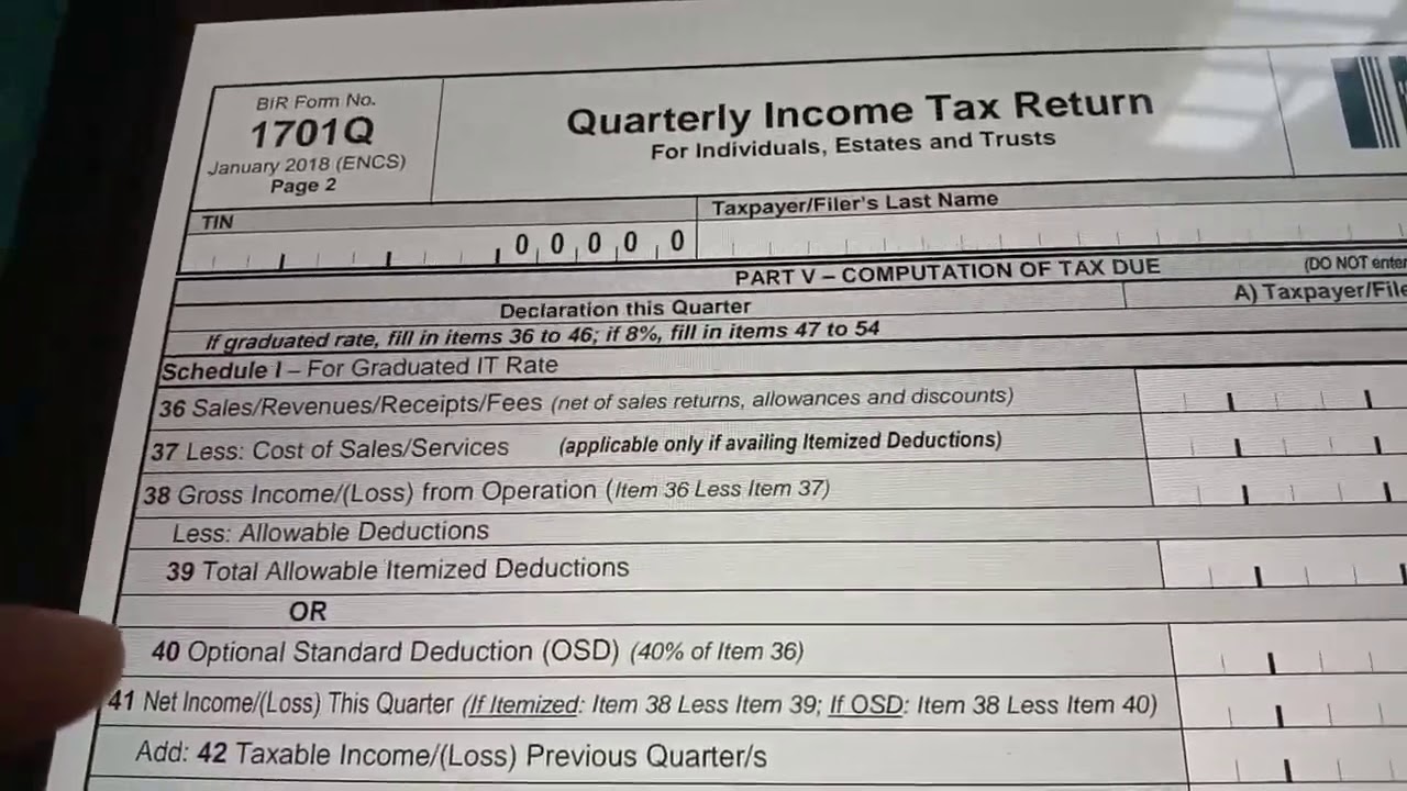 Ang OSD o Optional Standard Deduction