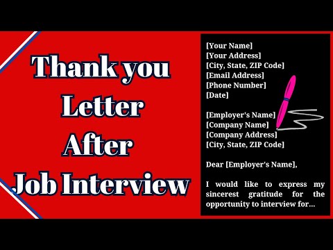 Thank you Letter After Job Interview | Follow-up Email After Interview No Response