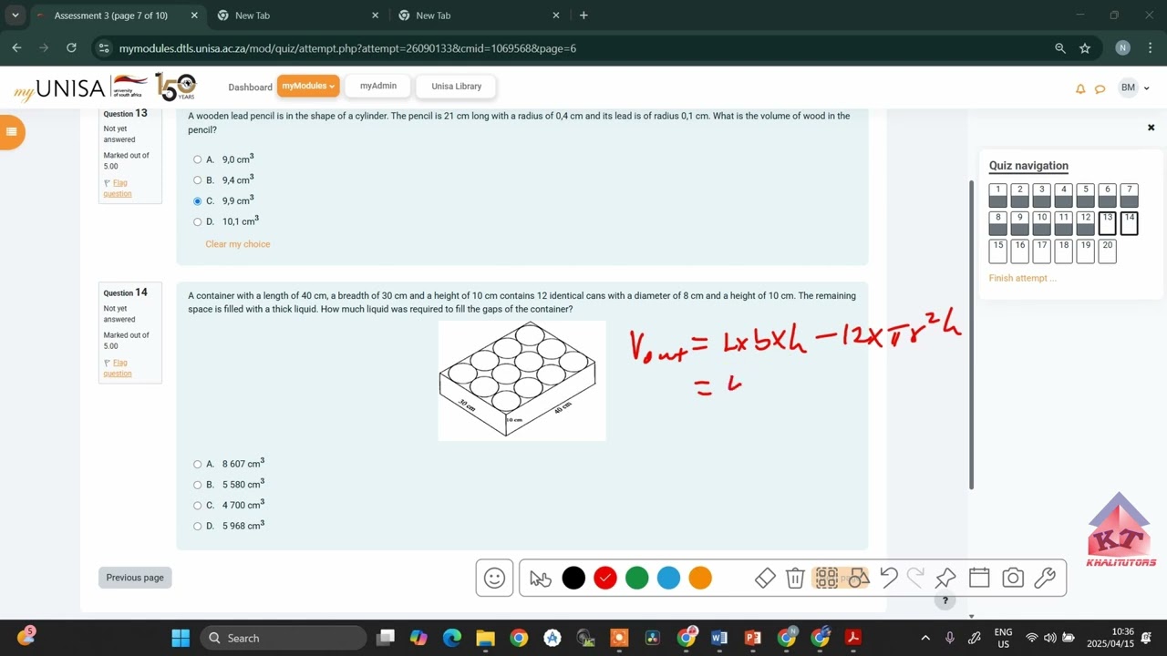 2025| BNU1501|ASSIGNMENT 3| QUESTION 14