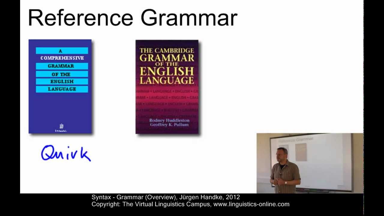 SYN103 - Grammar (Overview)