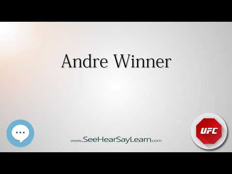 Andre Winner UFC Fighter's Nicknames 🔊