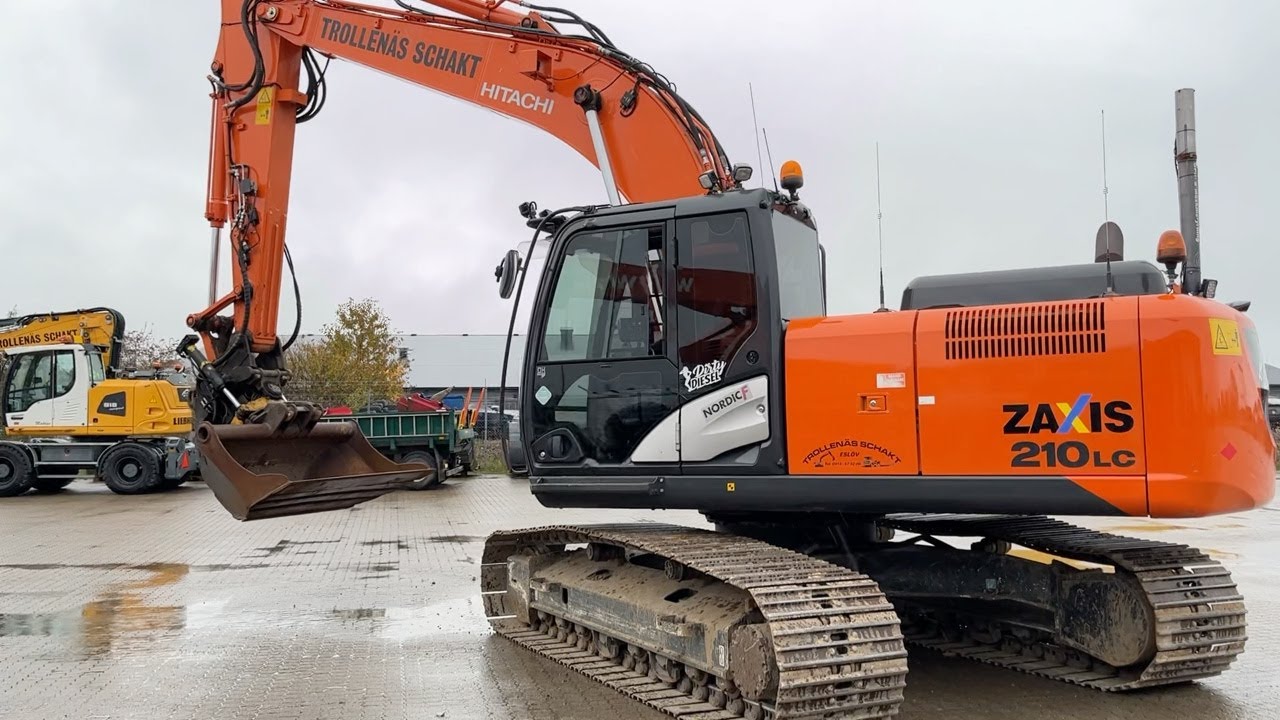 Grävmaskin Hitachi ZX 210 LC, Eslöv, Klaravik auktioner