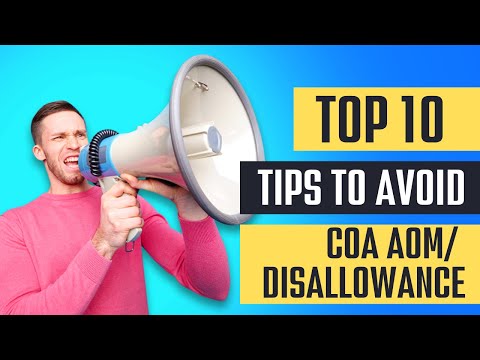 10 Tips to Avoid Receiving AOM, Suspension or Disallowance from COA