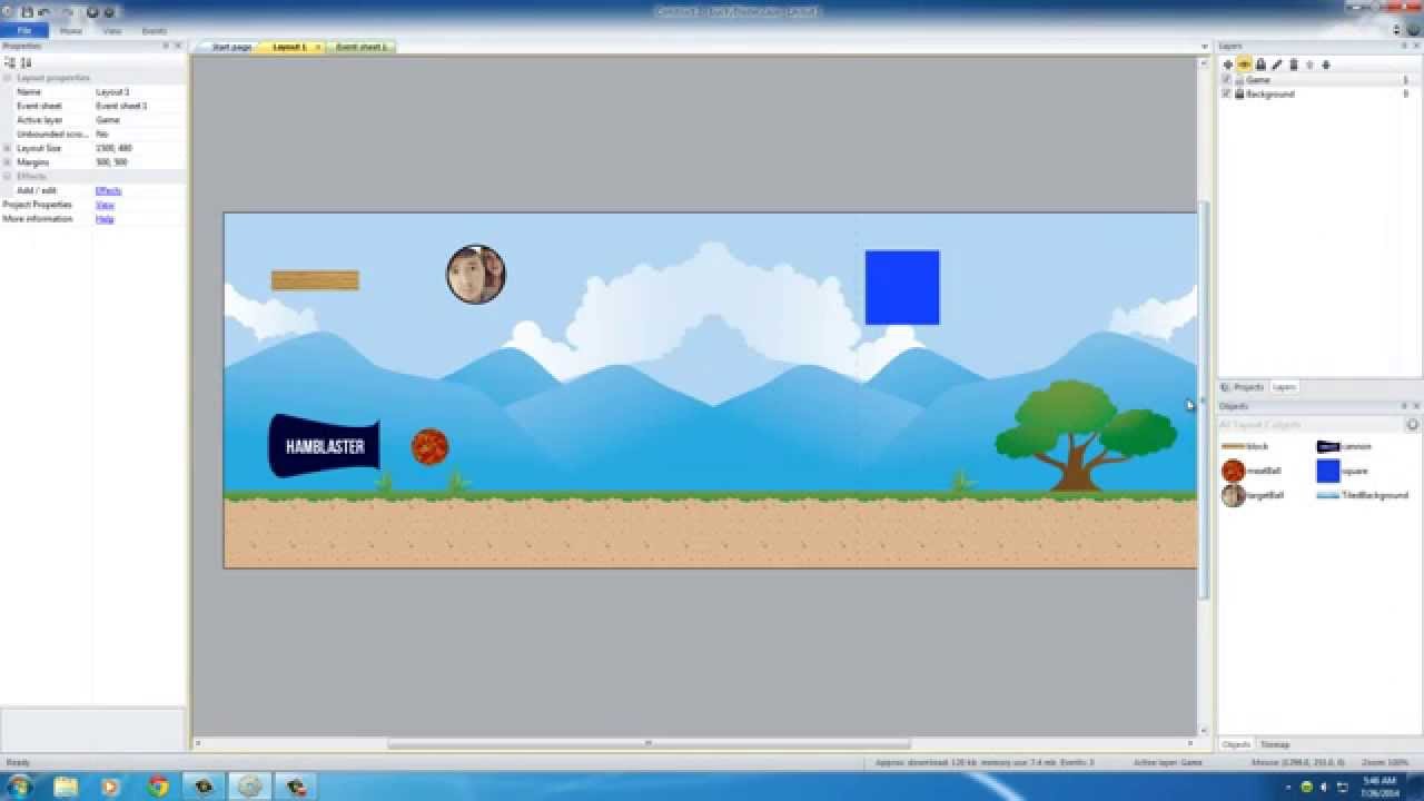 Physics Puzzle Game Development w/ Construct 2 - Tutorial 4 - Shooting Only Once