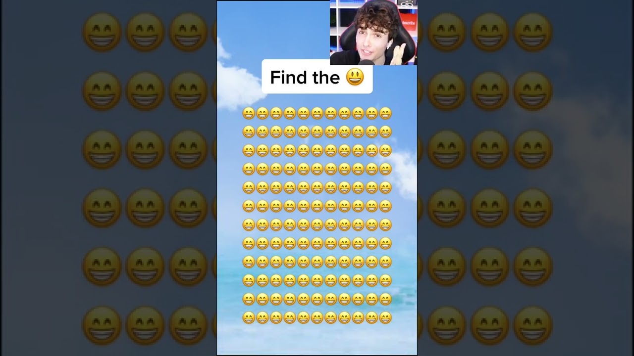 FIND THE 😃 EMOJI.. #Shorts