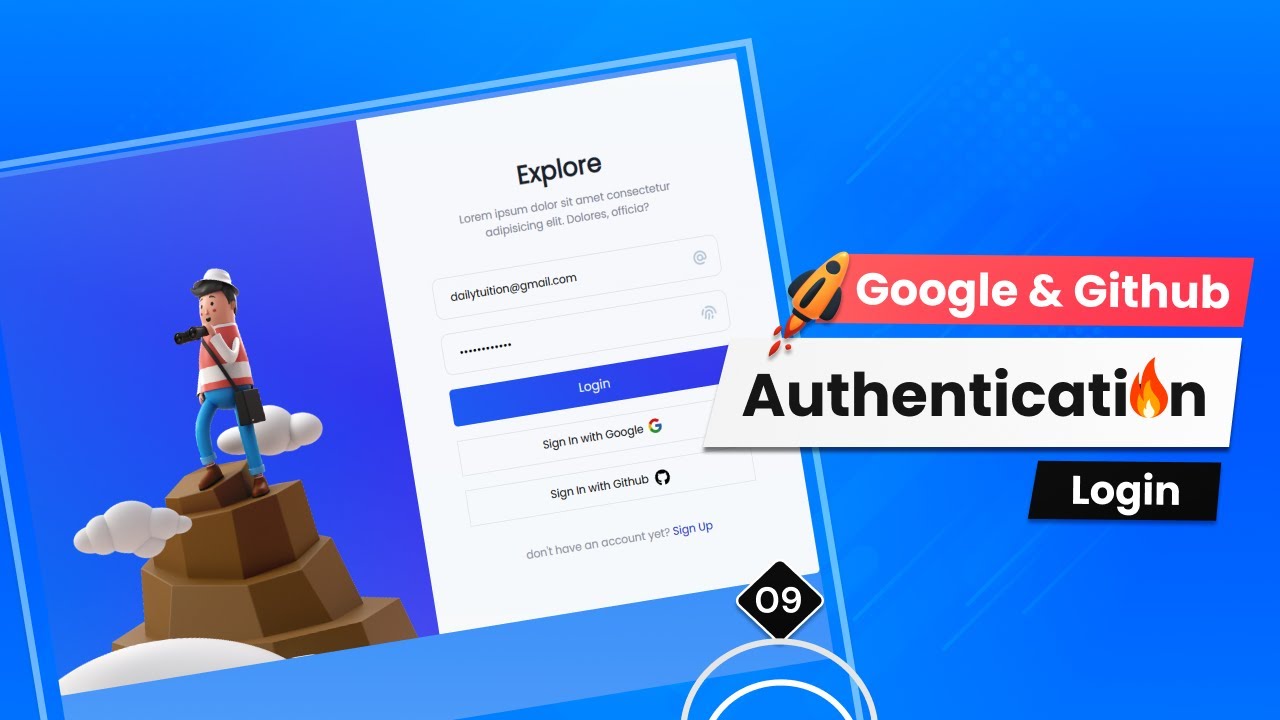 Authentication App with Google & Github Login - Next.js For Beginners [#9] -  Authorize Homepage