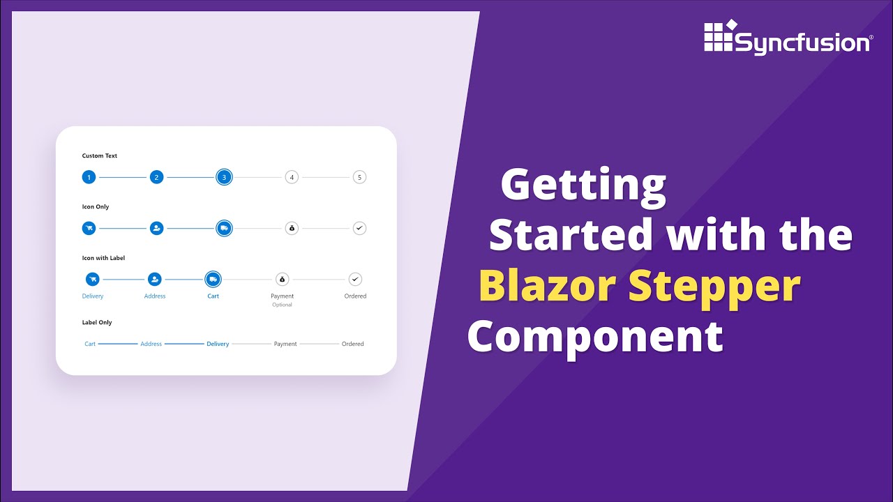 Getting Started with the Blazor Stepper Component
