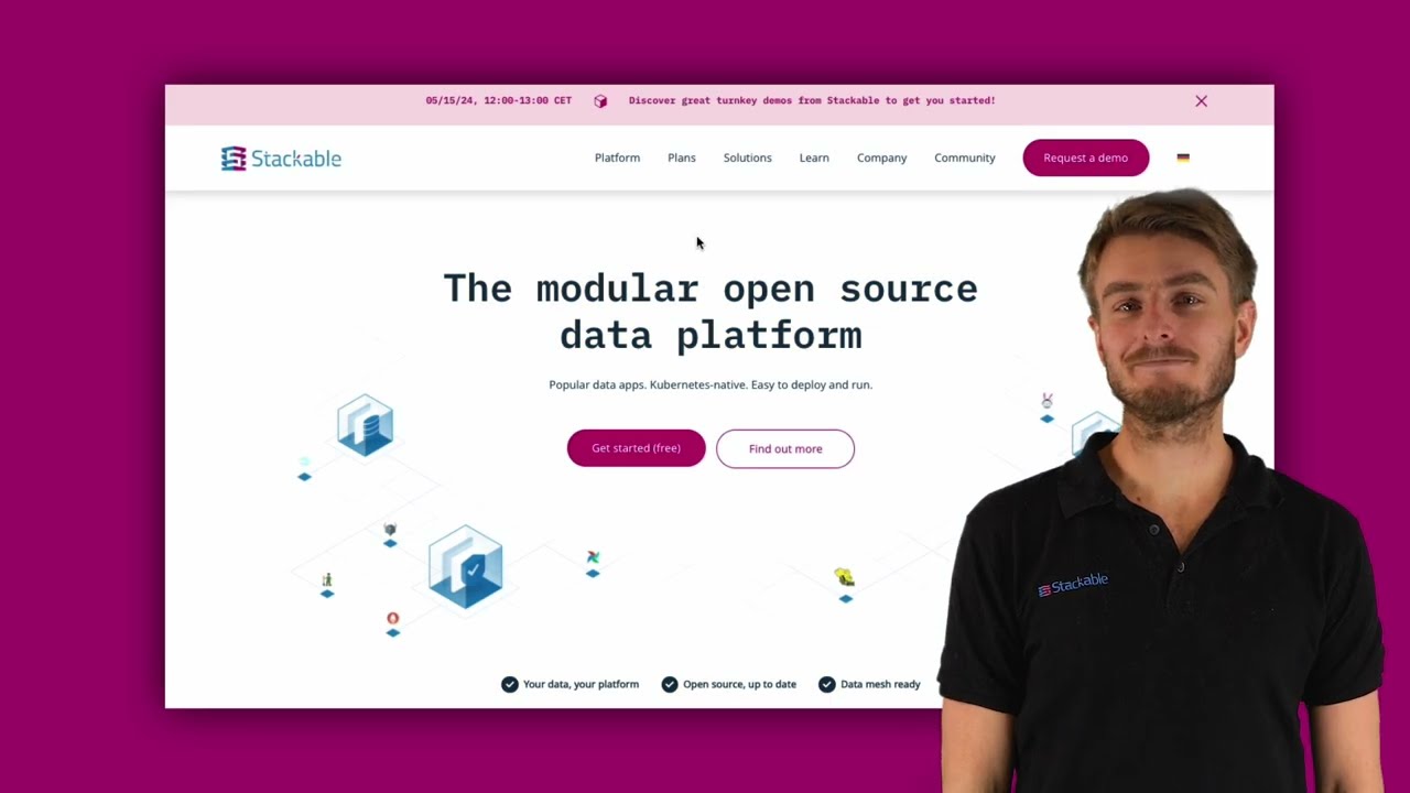 Stackable Data Platform - Introduction in 98 seconds