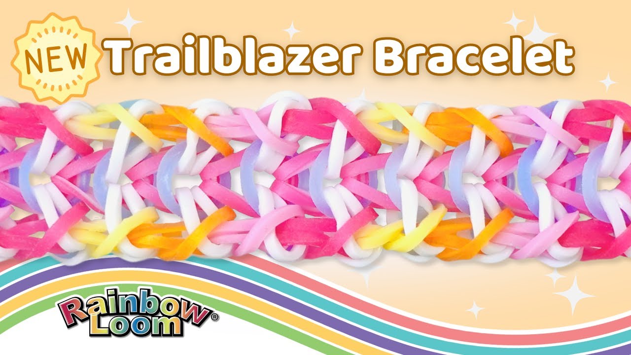 NEW Trailblazer Rainbow Loom Bracelet Tutorial by Angelynn (TutorialsByA™) - Advanced Level Design