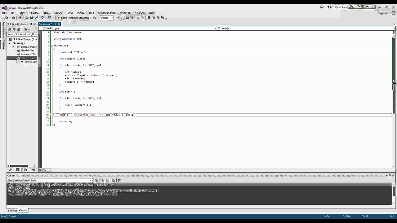 Processing Array Contents