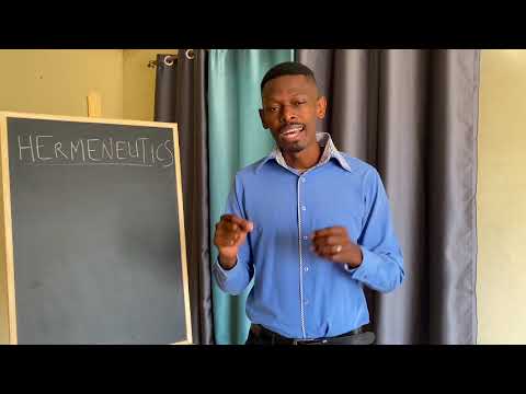 Hermeneutics - The Art of Biblical Interpretation
