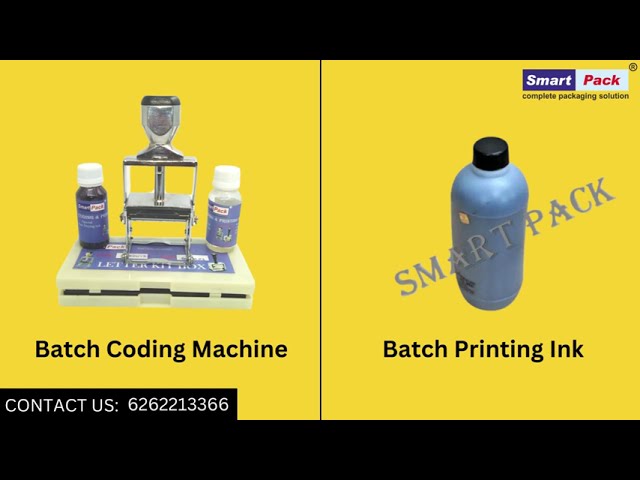 Batch Coding Machine And Equipment - Non Porous Fast Dry Coding Ink ...