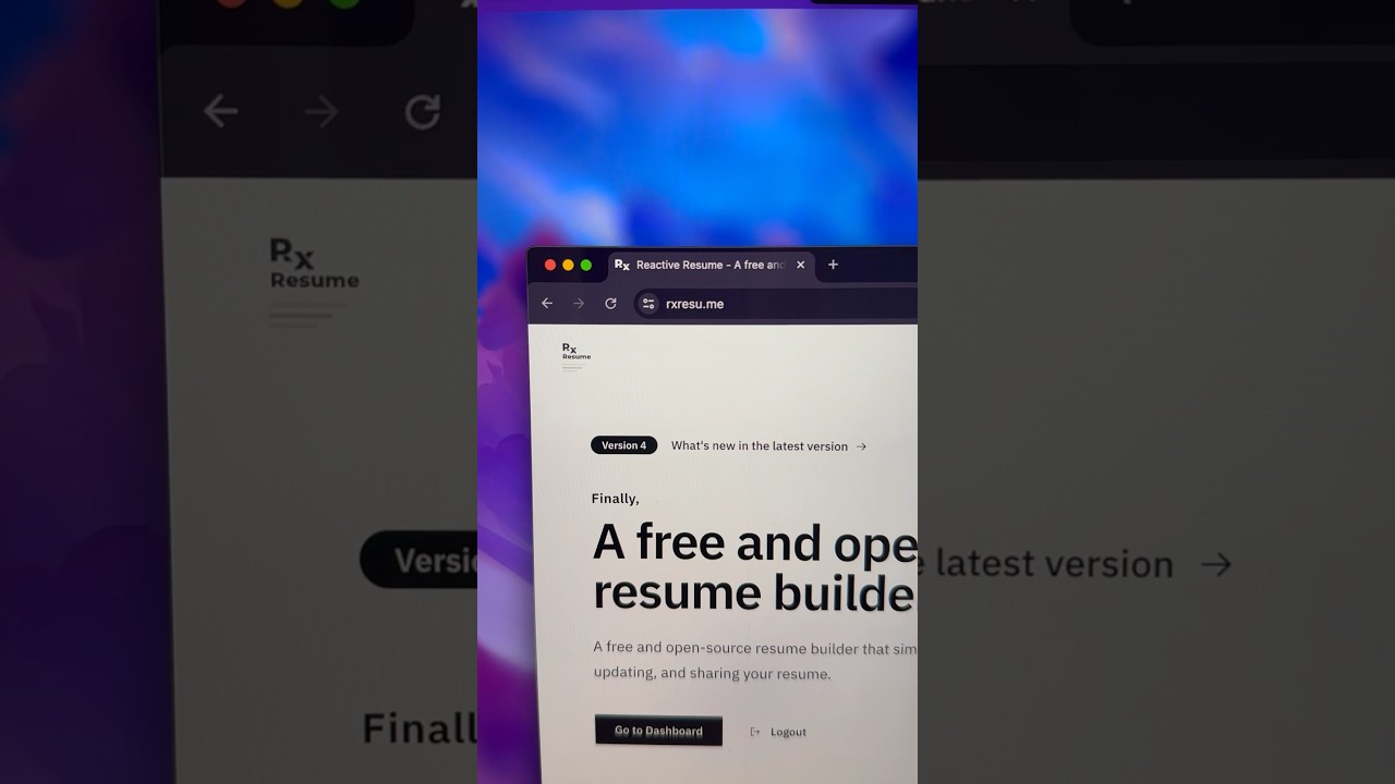 Free resume builder #productivity #resume #ai #resumebuilder