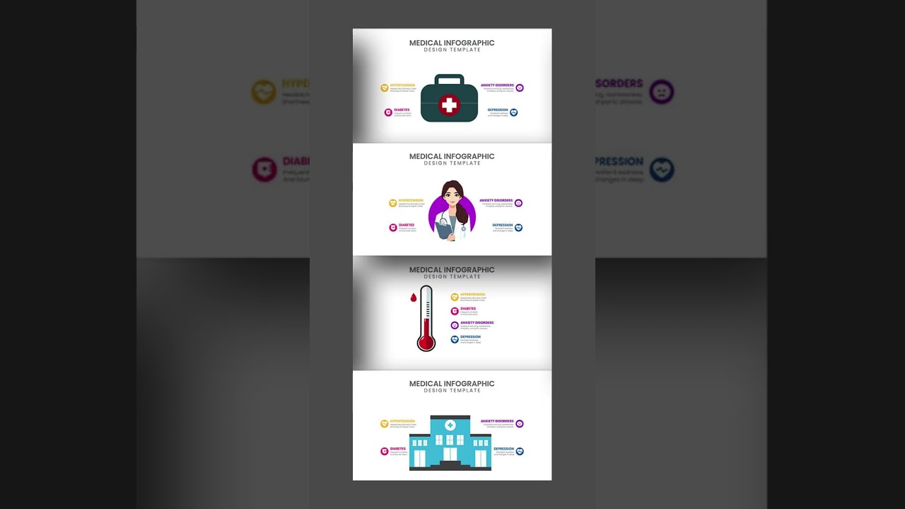 Medical Infographic Template #infographictemplate #graphypix