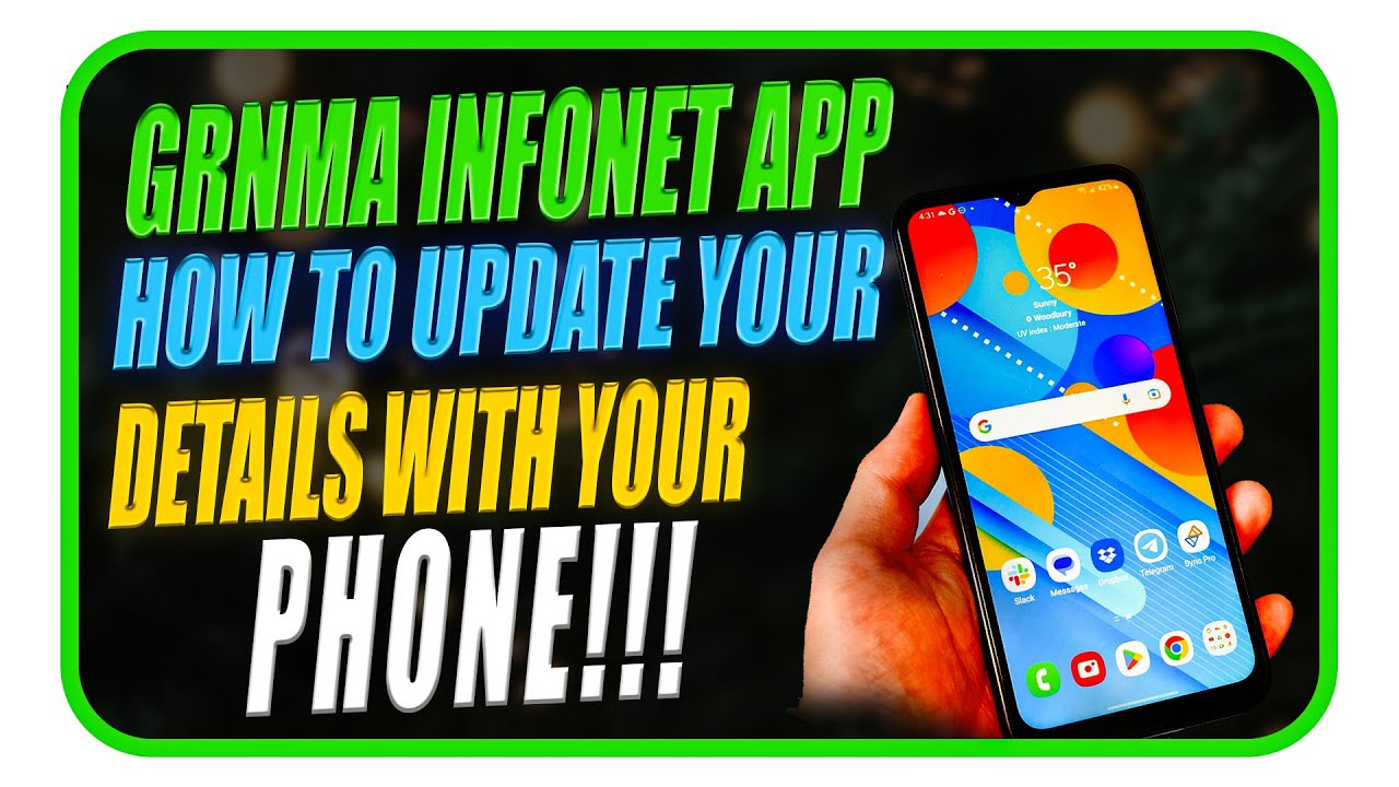 How To Update Your Details On The GRNMA Infonet - KOMBIAN SIMON