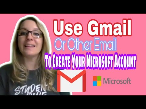 Use Gmail or other email to create your Microsoft account